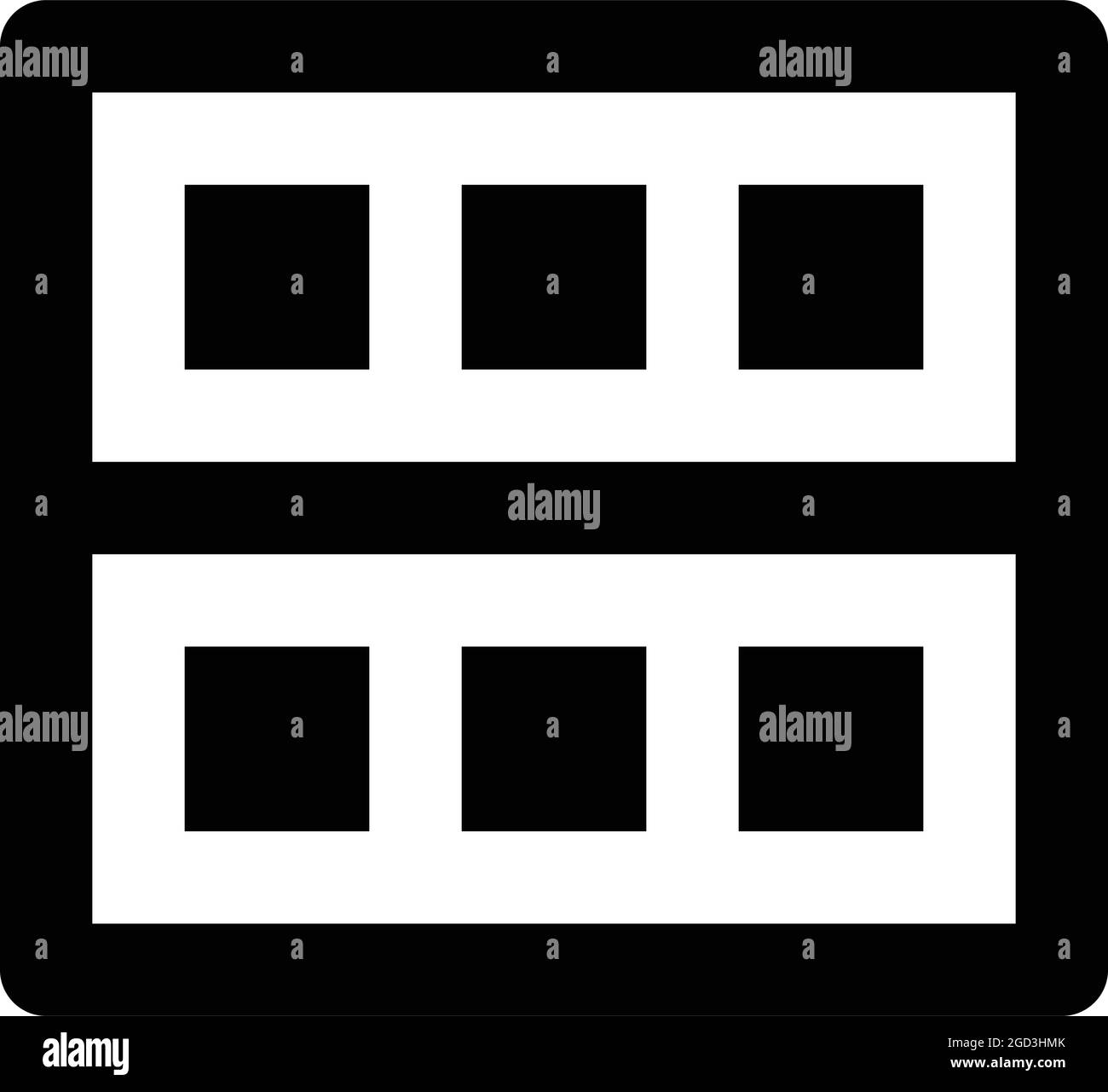 Archive icon vector storage Black and White Stock Photos & Images - Alamy