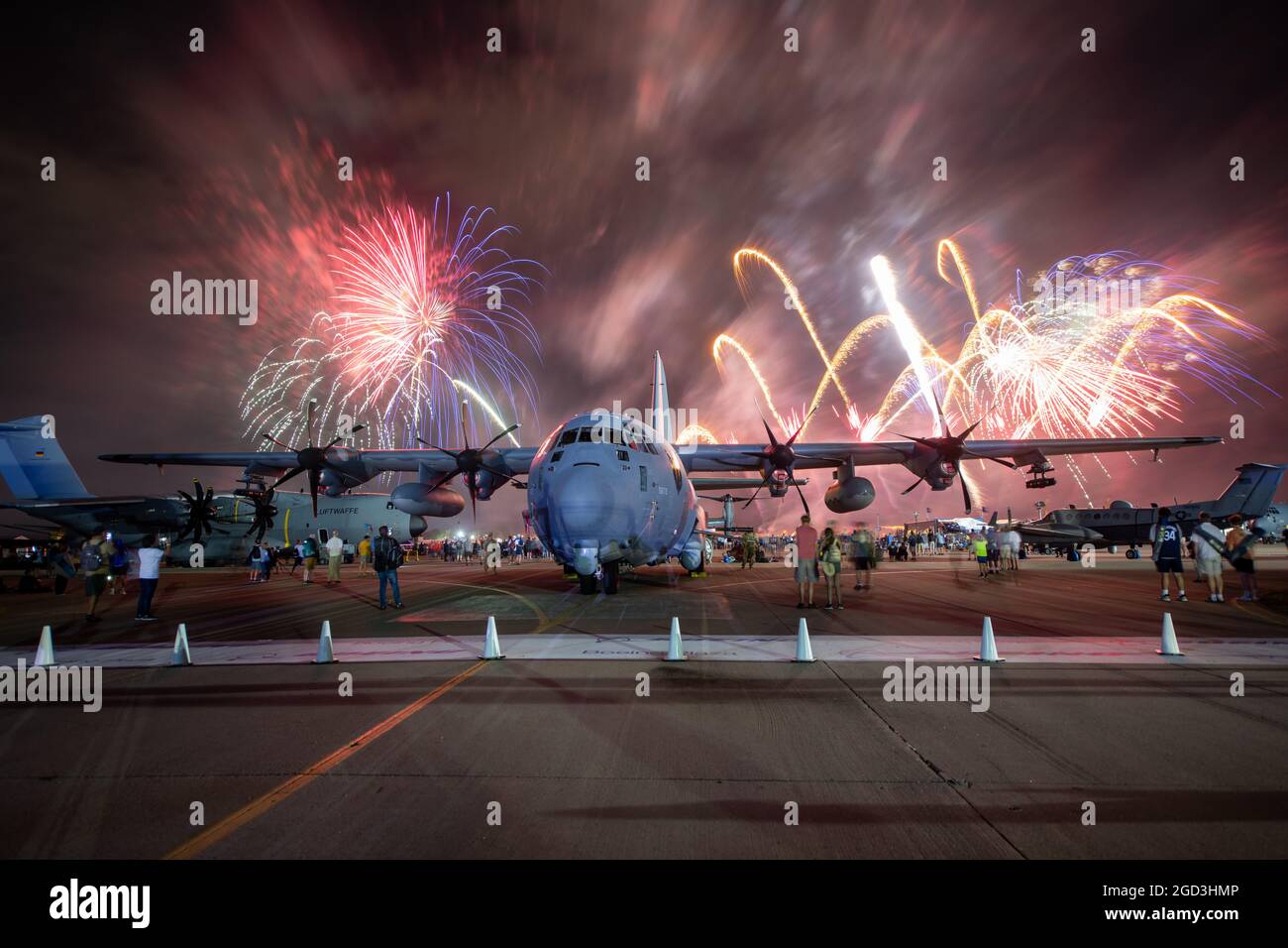 Oshkosh, WI - 27 July 2021: An AC-130J ghostrider gunship from AFSOC at ...