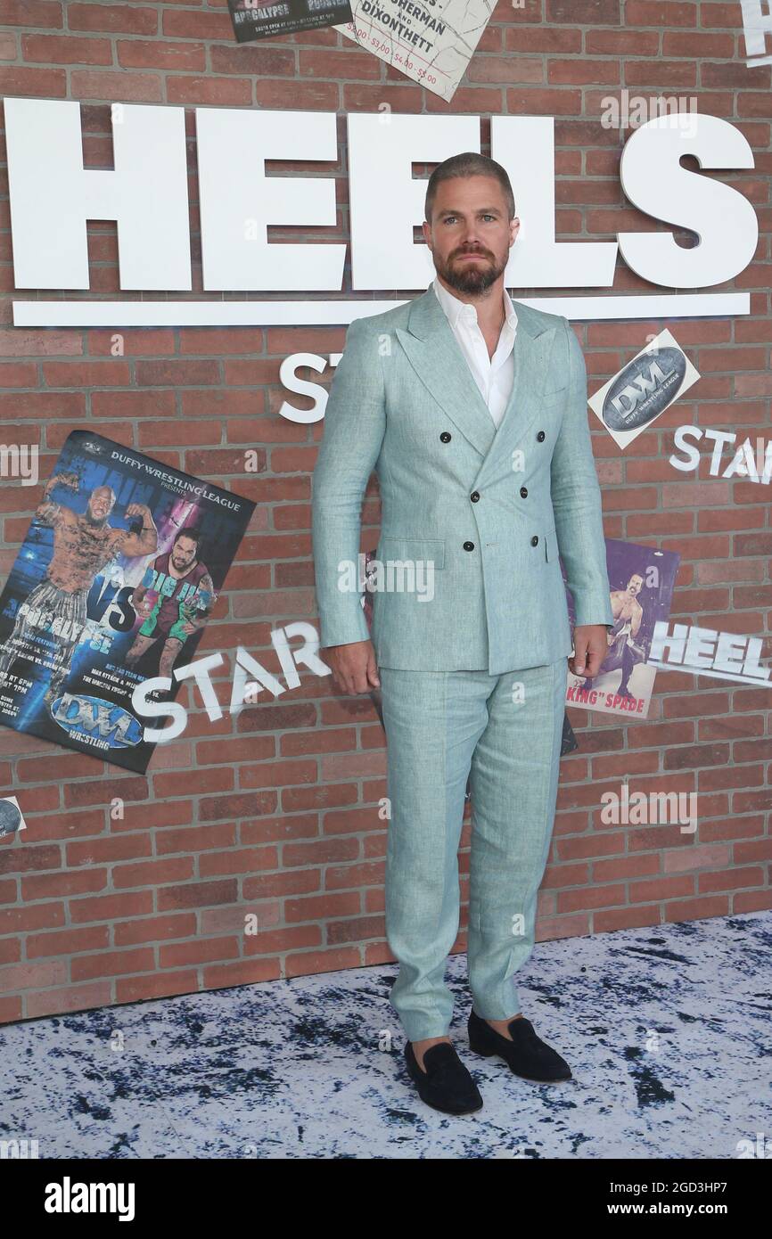 Los Angeles, Ca. 10th Aug, 2021. Stephen Amell at the premiere of Starz ...