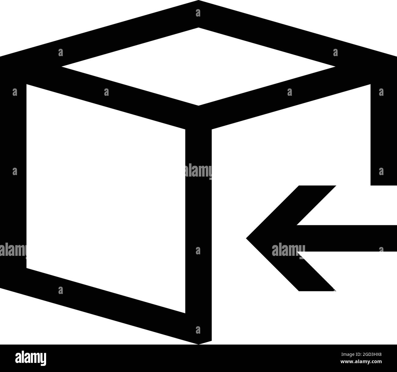 Return product icon on the white background Stock Vector Image & Art ...