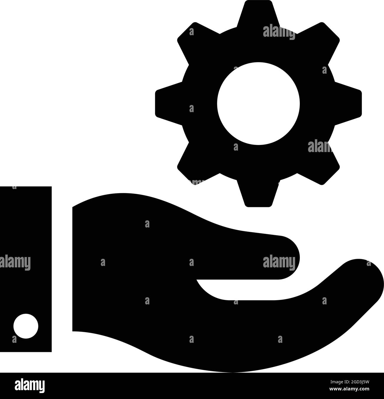 Solution icon on the white background Stock Vector Image & Art - Alamy