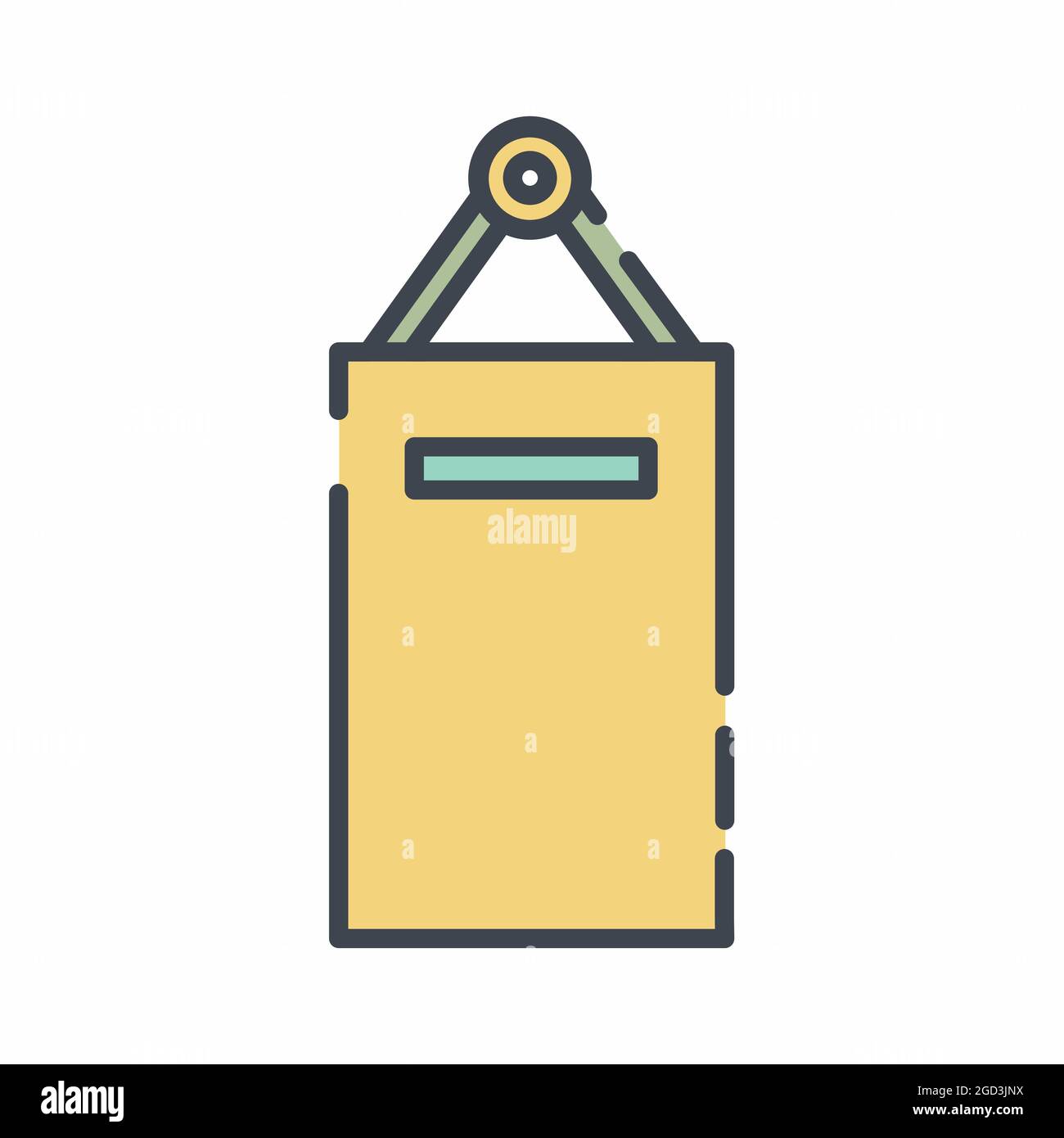 Vector Graphic of Tag - Line Cut Style - simple illustration. Editable ...