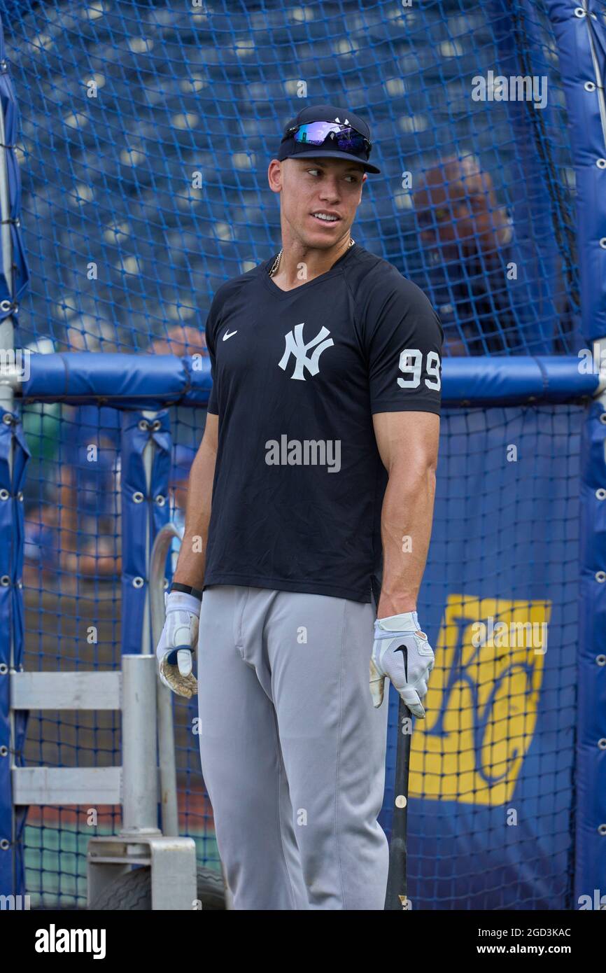 August 9 2021: New York right fielder Aaron Judge (99) during batting ...