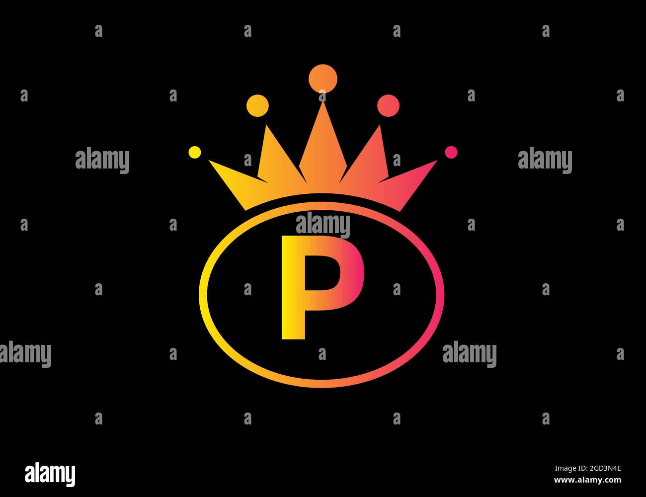 P for prince Stock Vector Images - Alamy