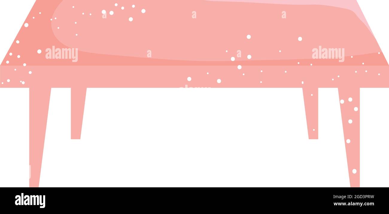 pink table icon on white background Stock Vector Image & Art - Alamy