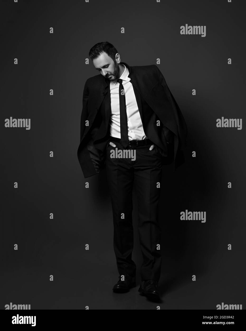 Male working out on Black and White Stock Photos & Images - Alamy