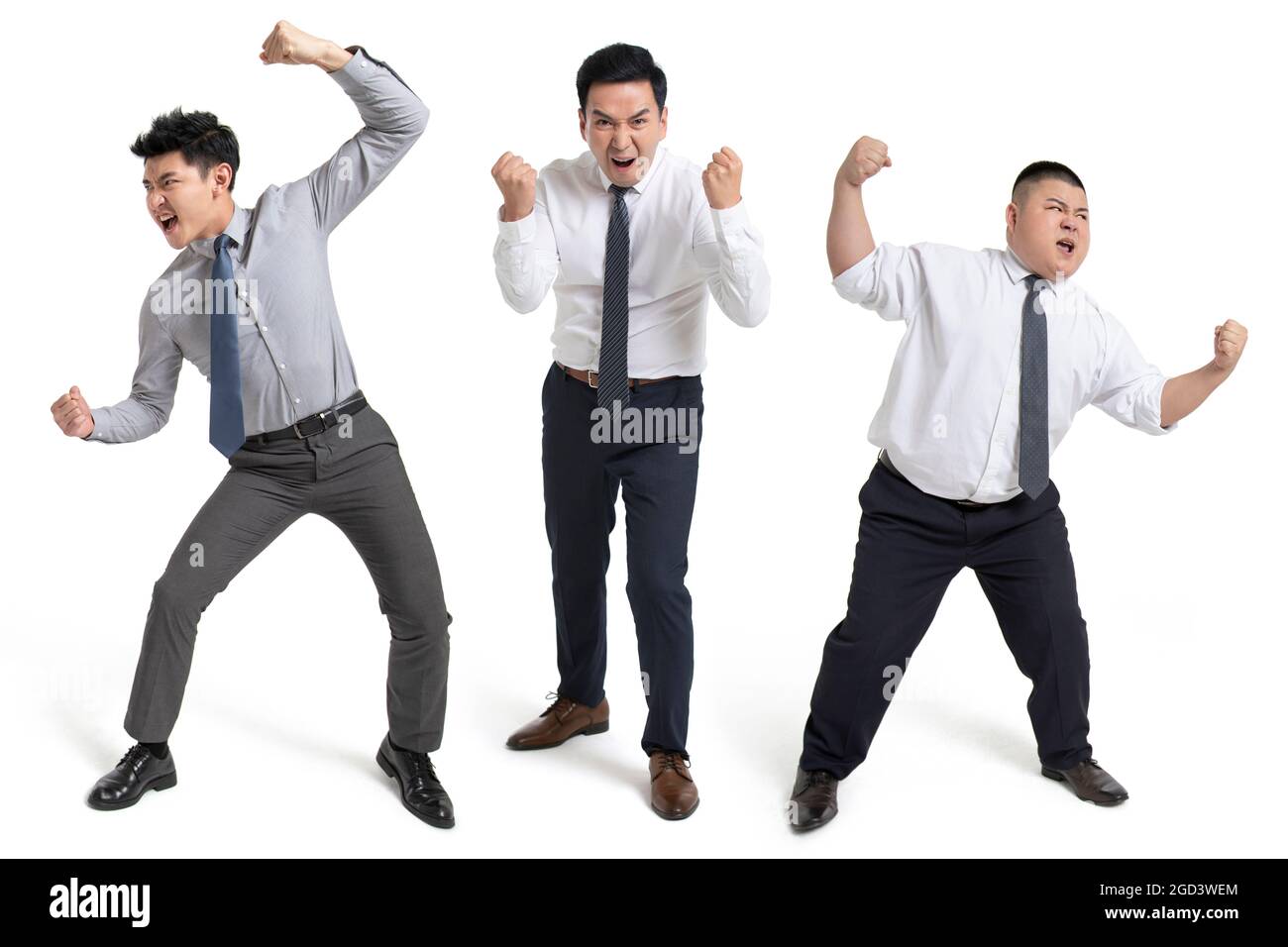 Businessmen losing temper Stock Photo - Alamy