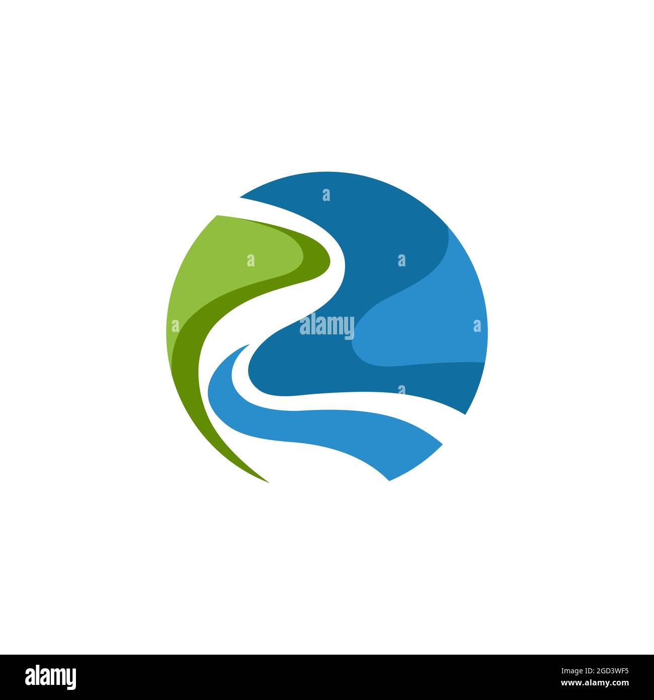 river icon vector illustration design template Stock Vector Image & Art ...