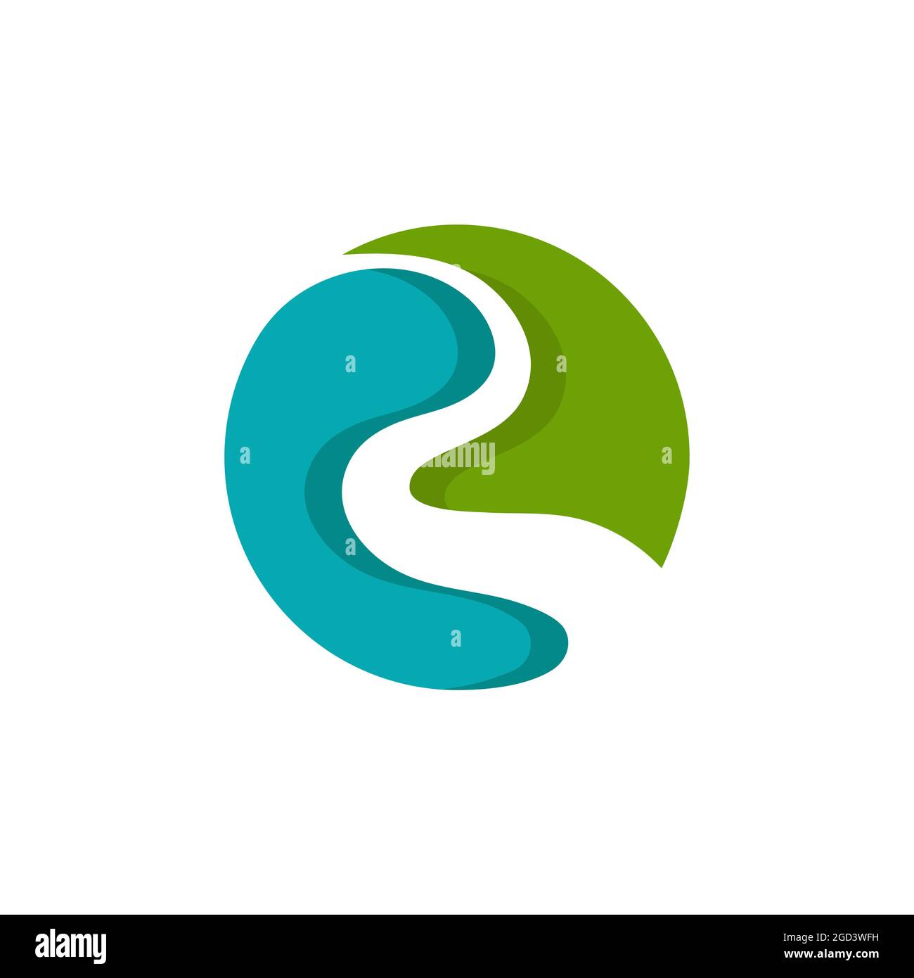 river icon vector illustration design template Stock Vector Image & Art ...
