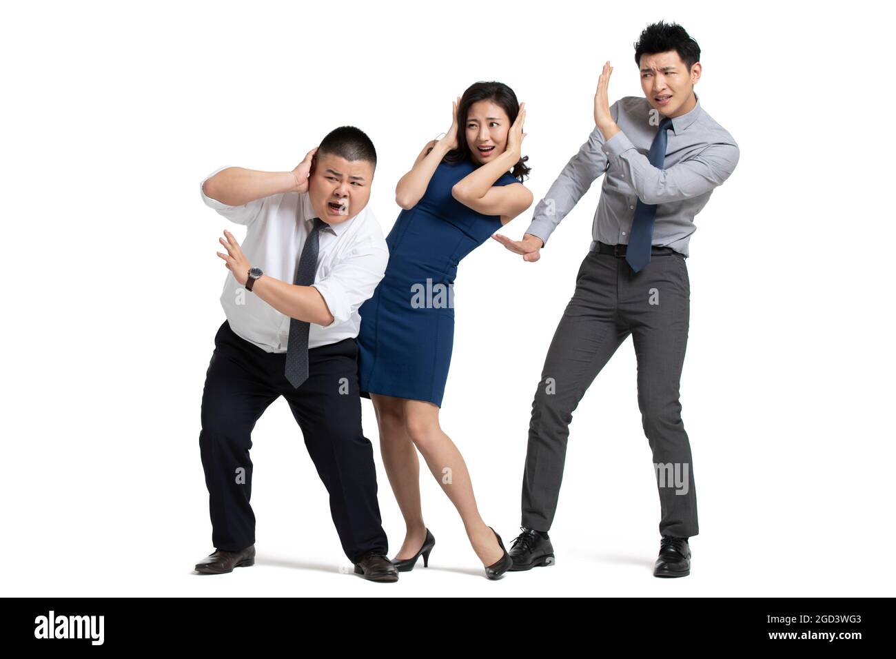 Business people being scared Stock Photo - Alamy