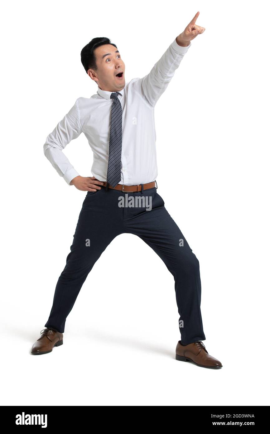 Chinese hand pointing Cut Out Stock Images & Pictures - Alamy