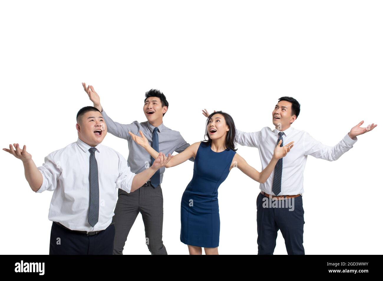 Business people looking surprised Stock Photo - Alamy