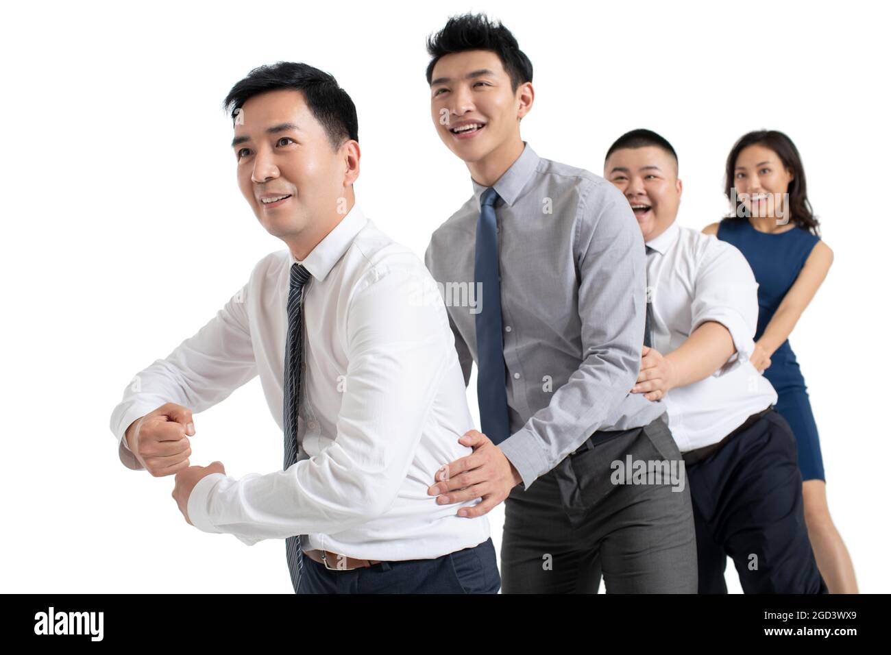 Happy business people Stock Photo - Alamy