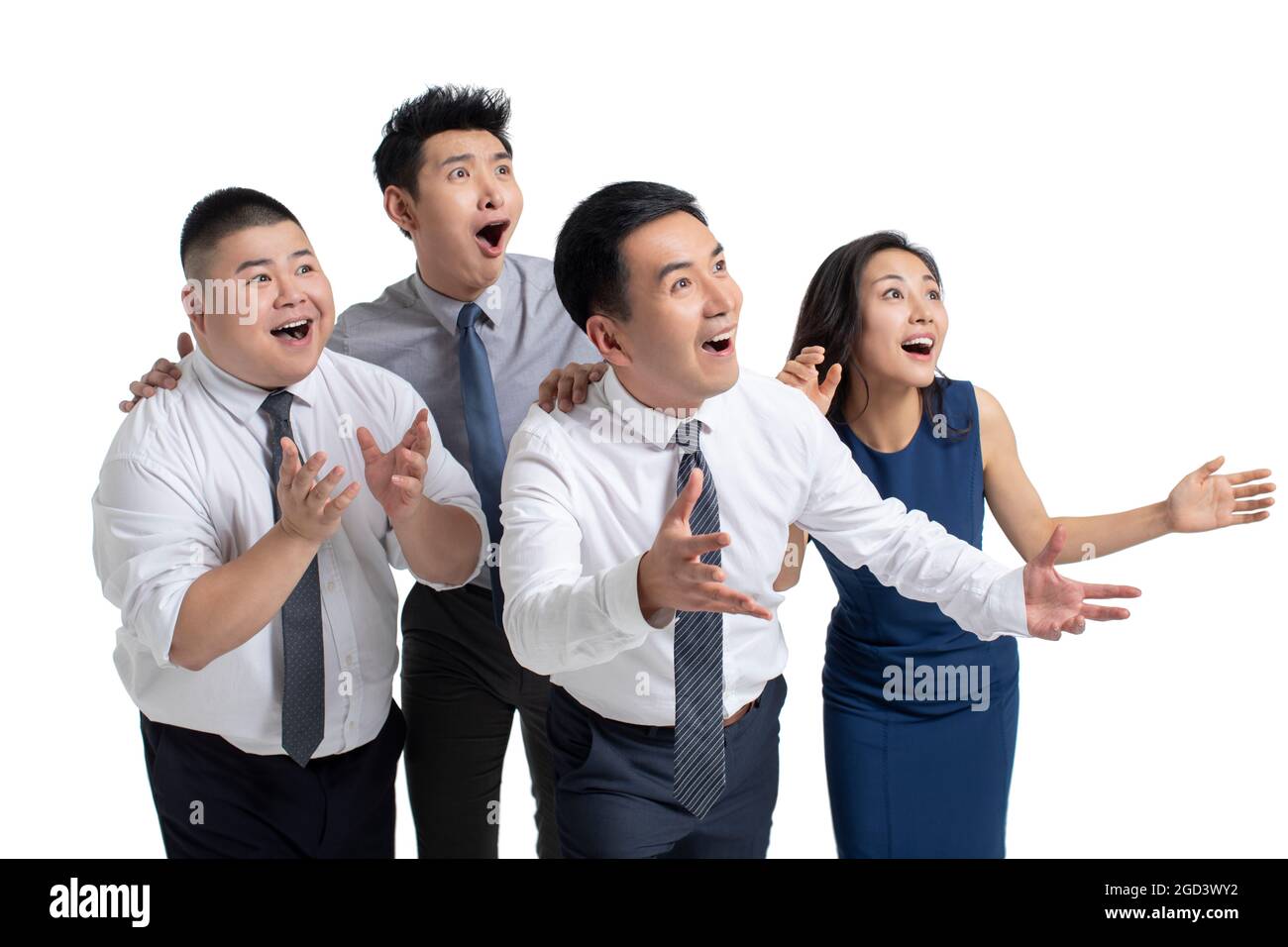 Business people looking surprised Stock Photo - Alamy