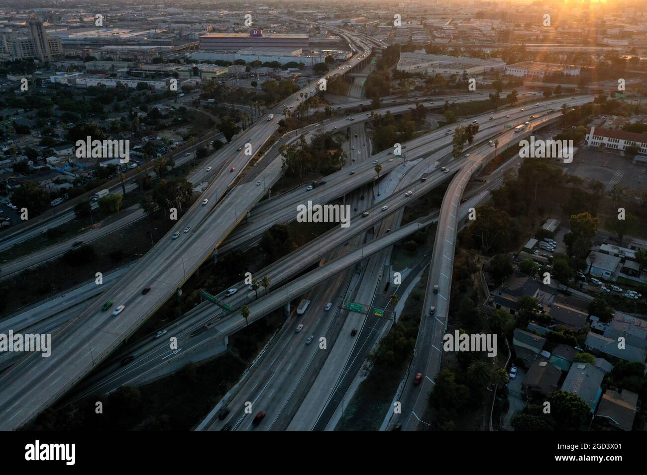 10 freeway i 10 los angeles hi-res stock photography and images - Alamy