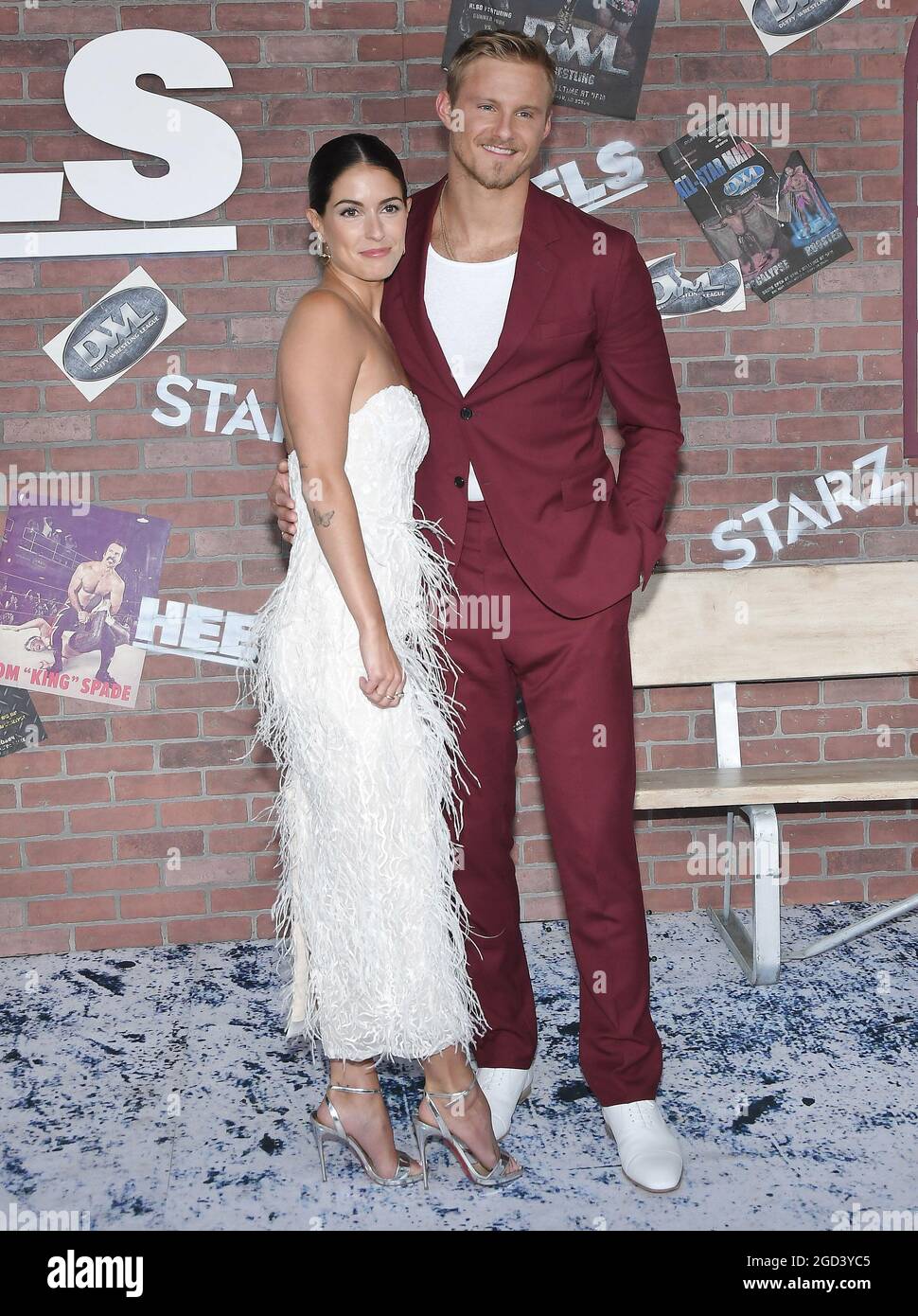 Los Angeles, USA. 10th Aug, 2021. (L-R) Lauren Dear and Alexander ...