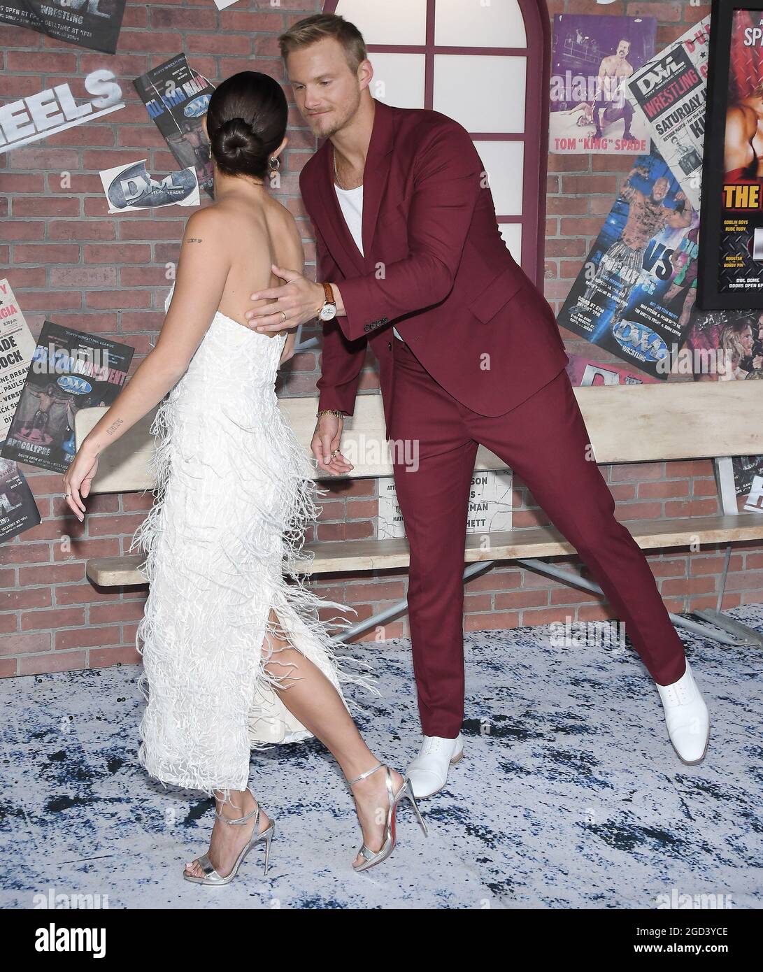 Los Angeles, USA. 10th Aug, 2021. (L-R) Lauren Dear and Alexander ...