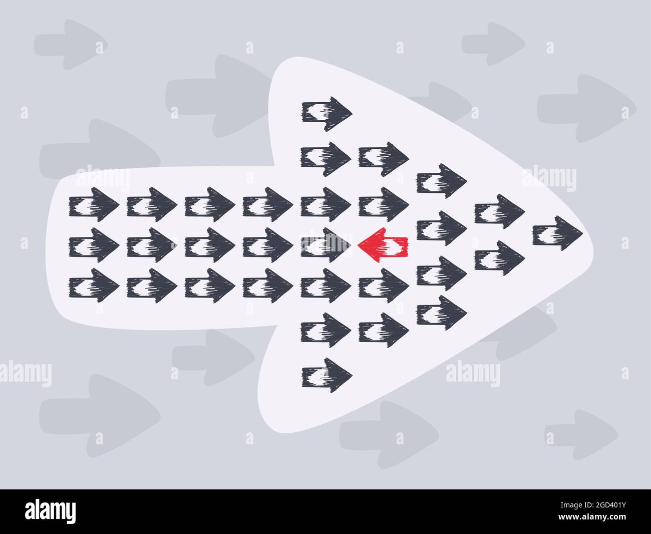 collection arrows icons in directions Stock Vector Image & Art - Alamy