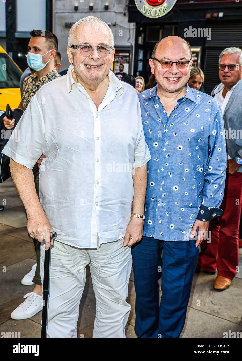 London, UK. 10th Aug, 2021. Christopher Biggins and Neil Sinclair ...