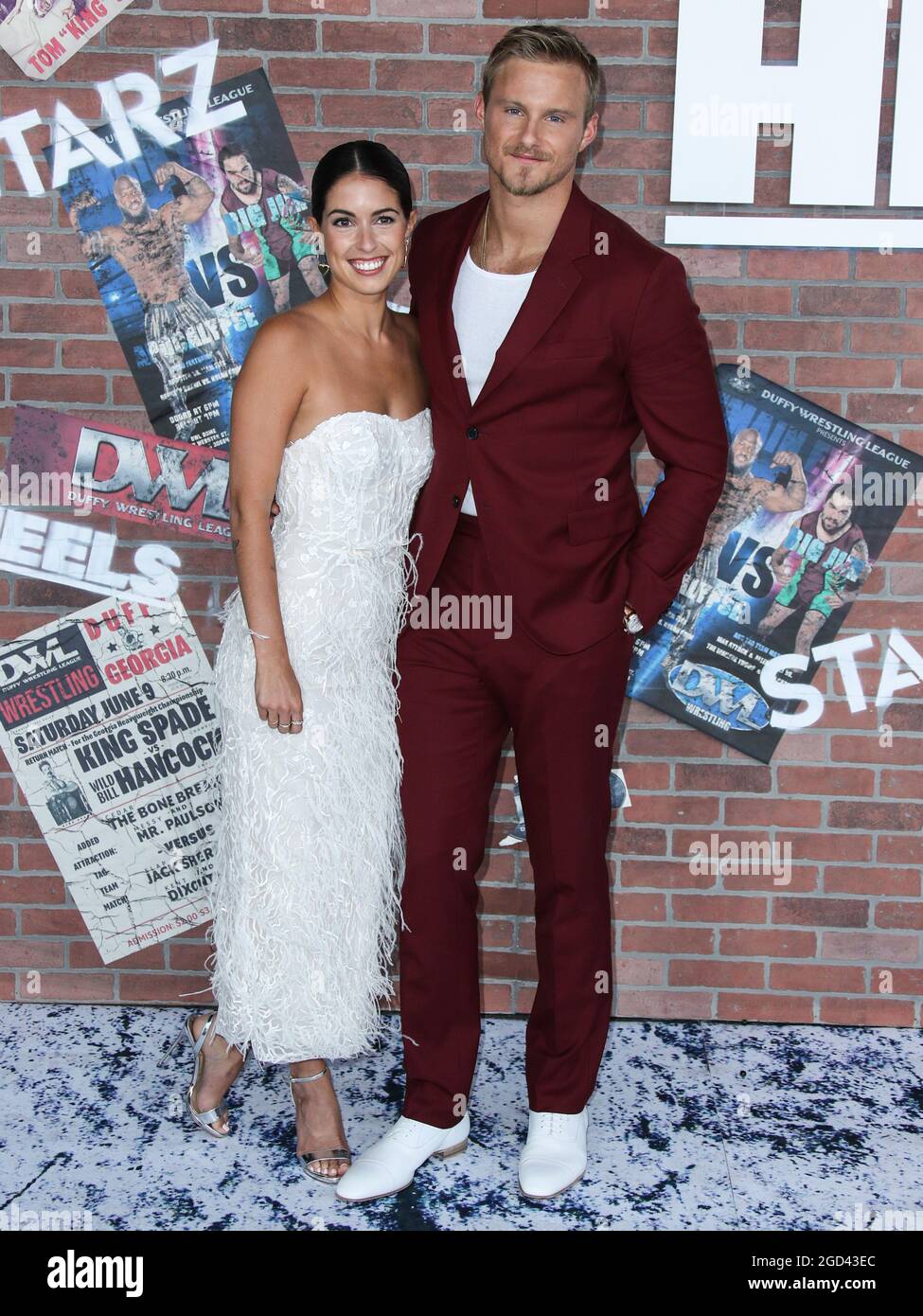 LOS ANGELES, CALIFORNIA, USA - AUGUST 10: Lauren Dear and husband/actor ...