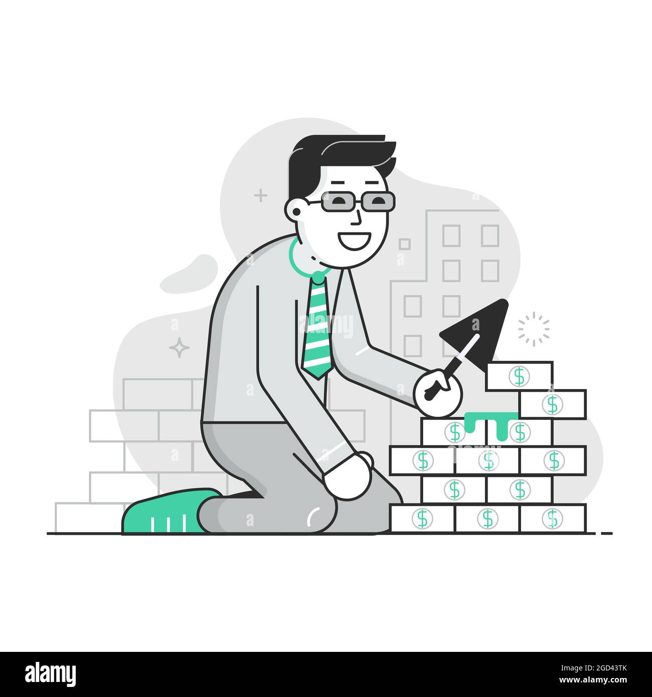 Career development banner concept Stock Vector Images - Alamy