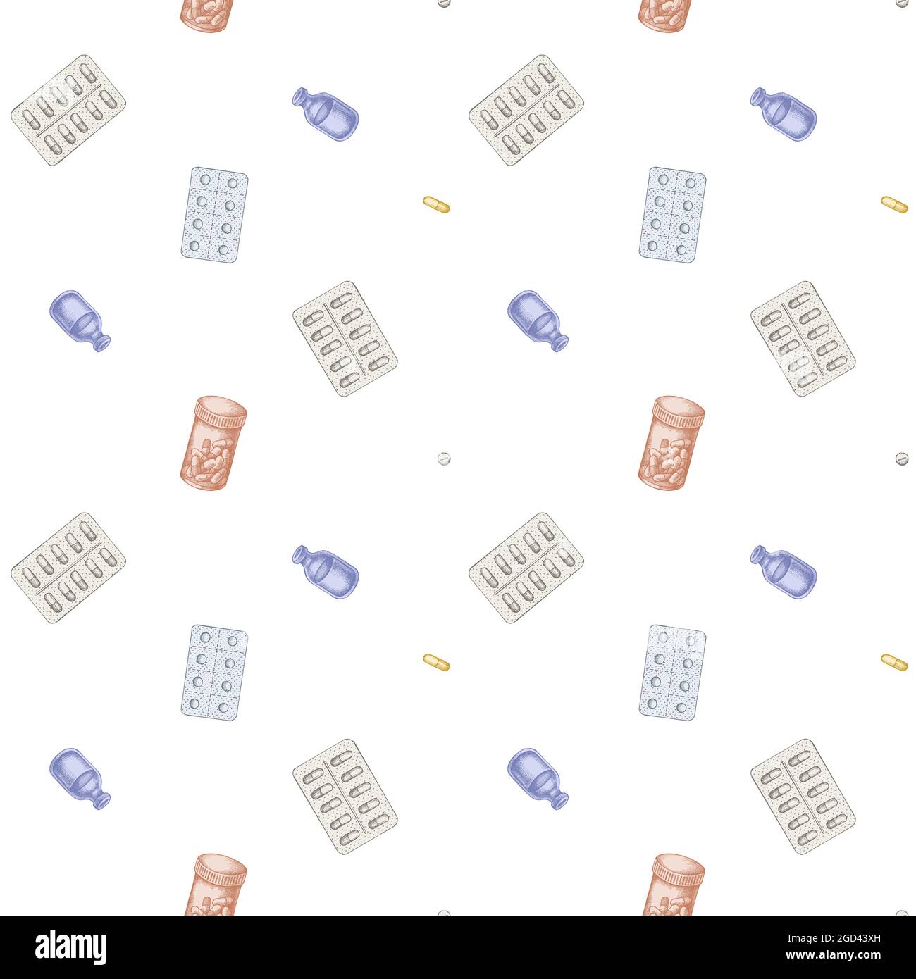 Pastel color medicine capsule background Stock Vector Images - Alamy