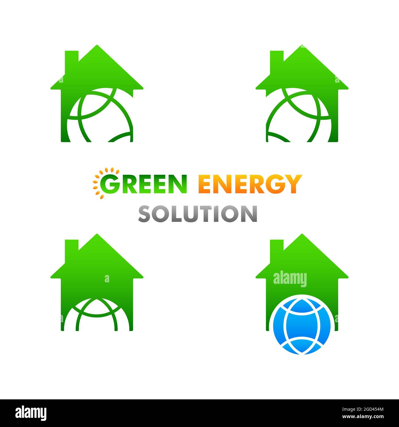 green energy illustration. renewable and clean energy illustration ...