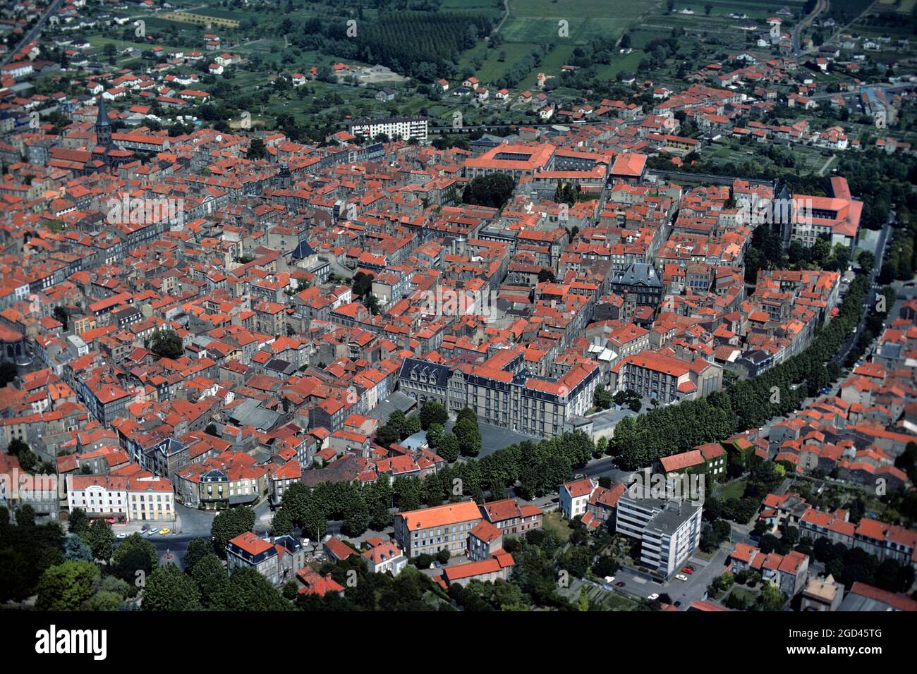 Riom aerial view hi-res stock photography and images - Alamy