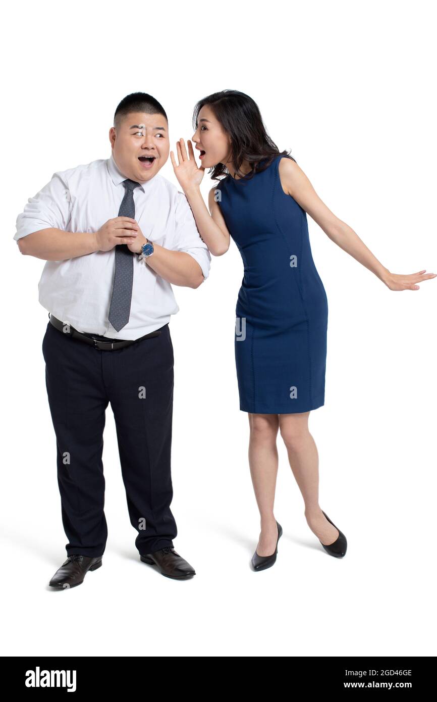 People whispering hi-res stock photography and images - Alamy