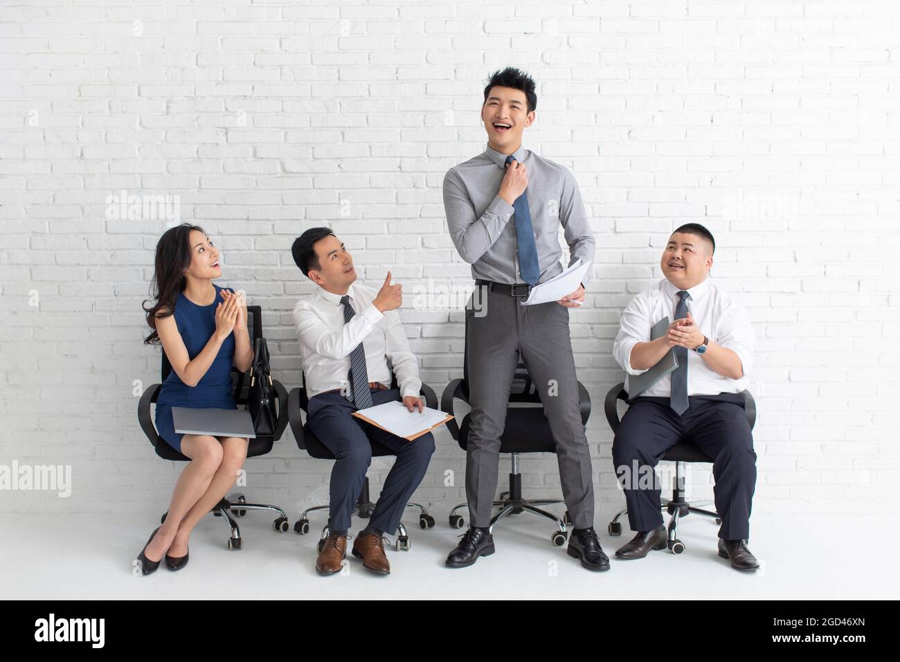 Candidates taking written examination Stock Photo - Alamy