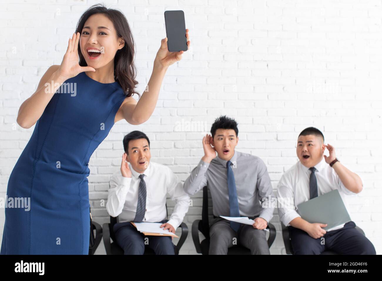 Candidates taking written examination Stock Photo - Alamy