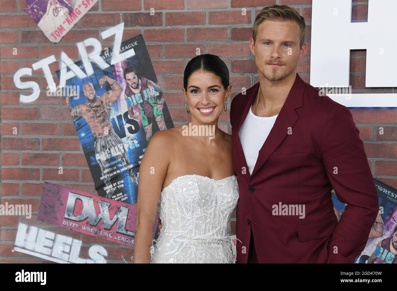 Los Angeles, CA , August 10, 2021. (L-R) Lauren Dear and Alexander ...