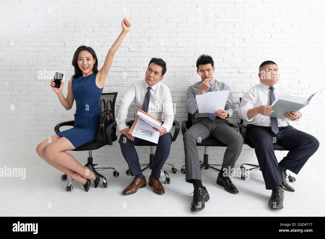 Candidates taking written examination Stock Photo - Alamy