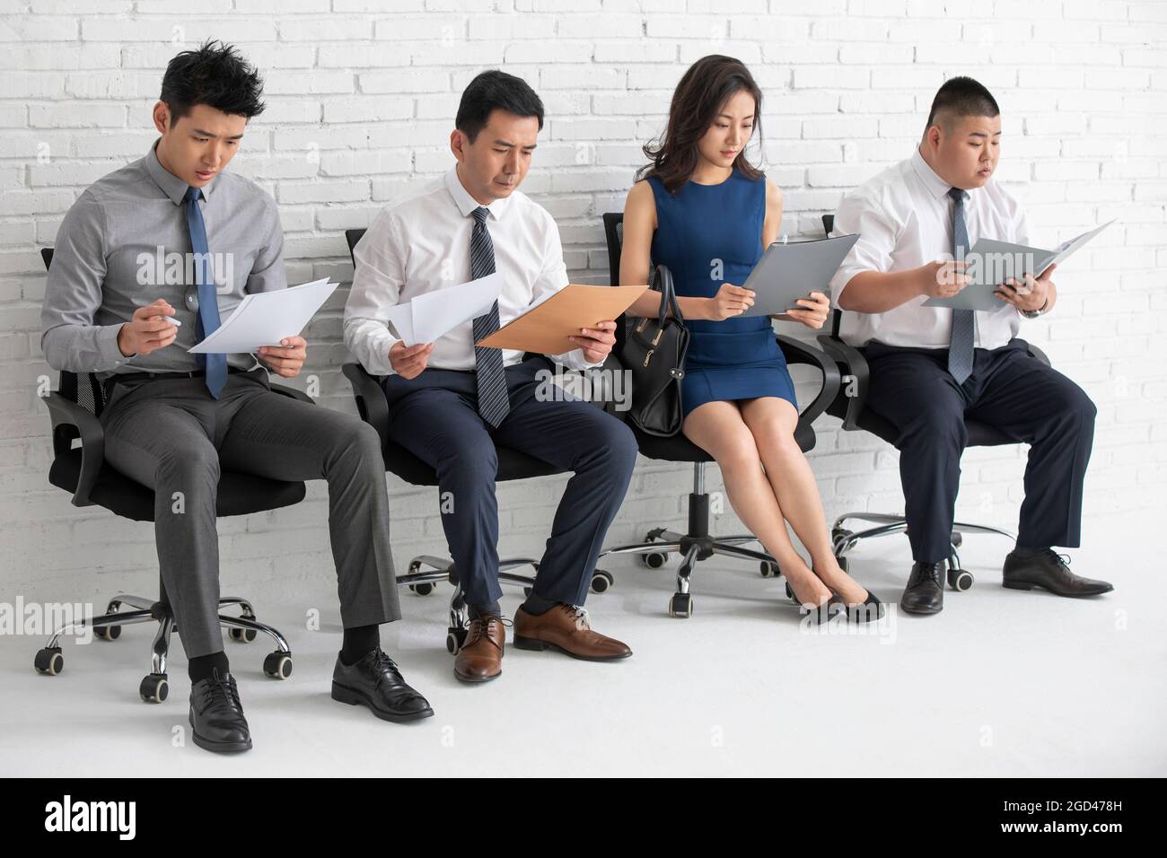 Candidates taking written examination Stock Photo - Alamy