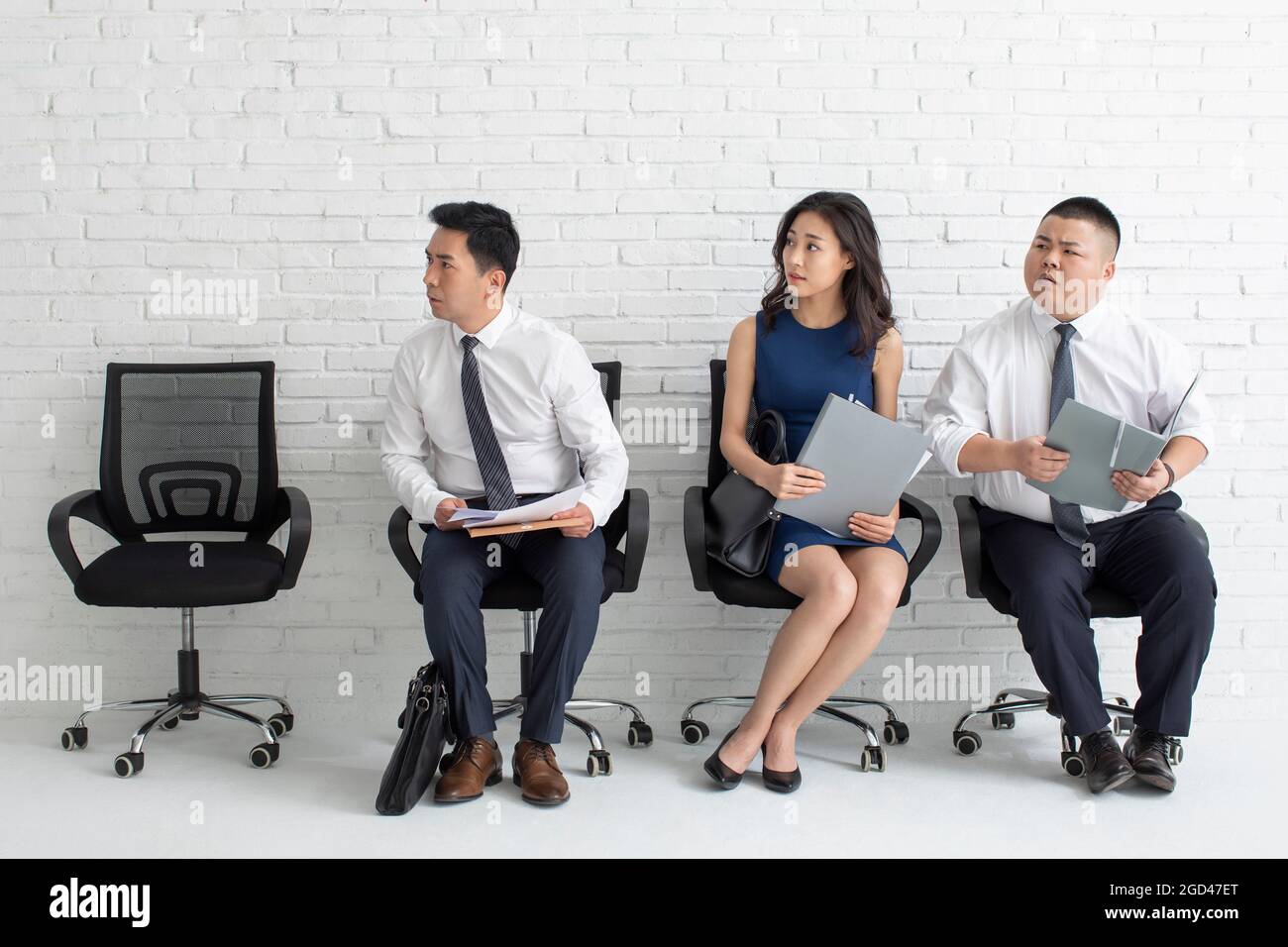 Business people waiting for job interview Stock Photo - Alamy