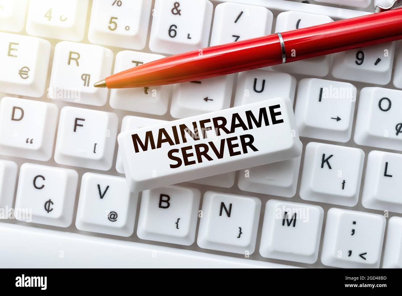Conceptual display Mainframe Server. Business overview designed for ...