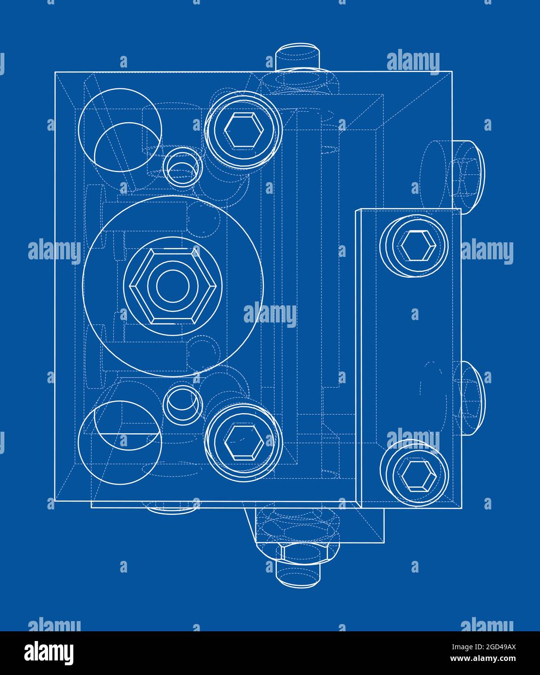 Abstract industry object concept. Vector Stock Vector Image & Art - Alamy