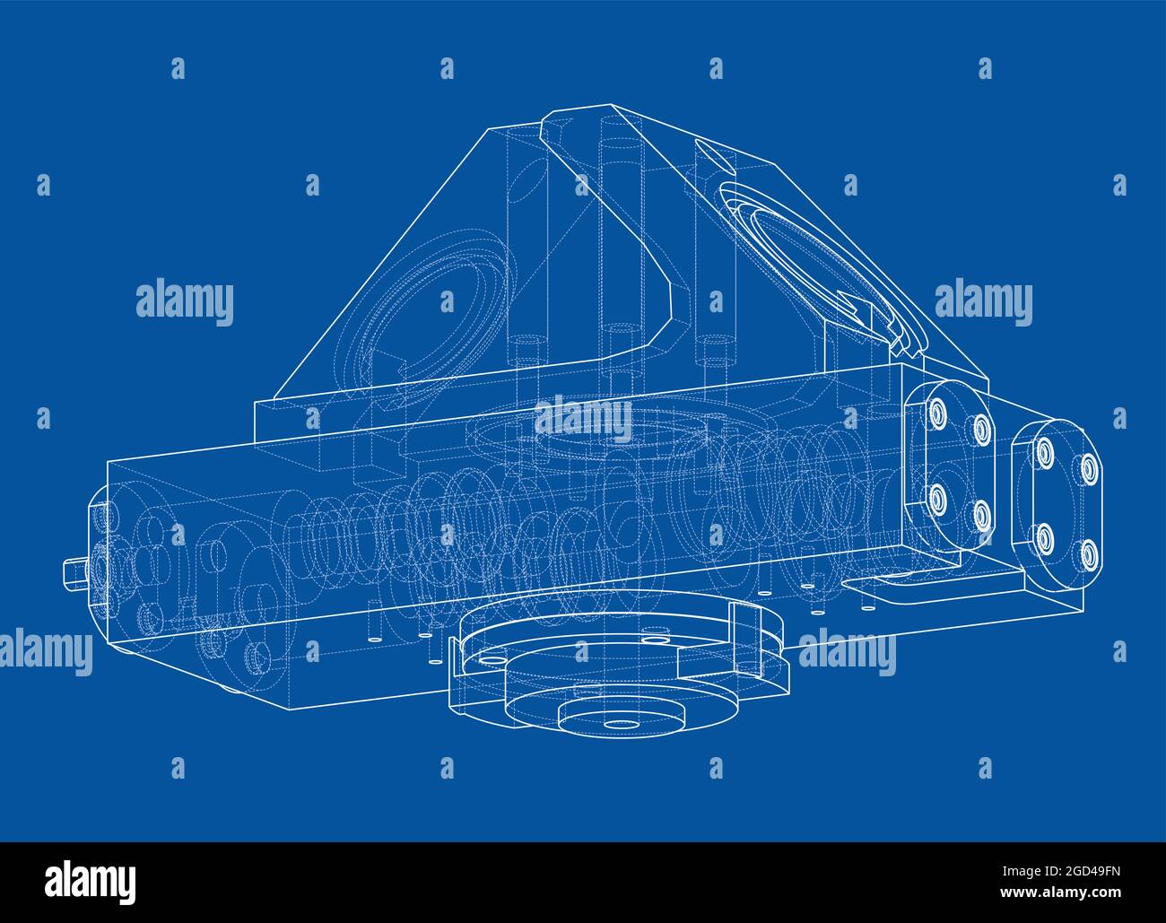 Abstract industry object concept. Vector Stock Vector Image & Art - Alamy