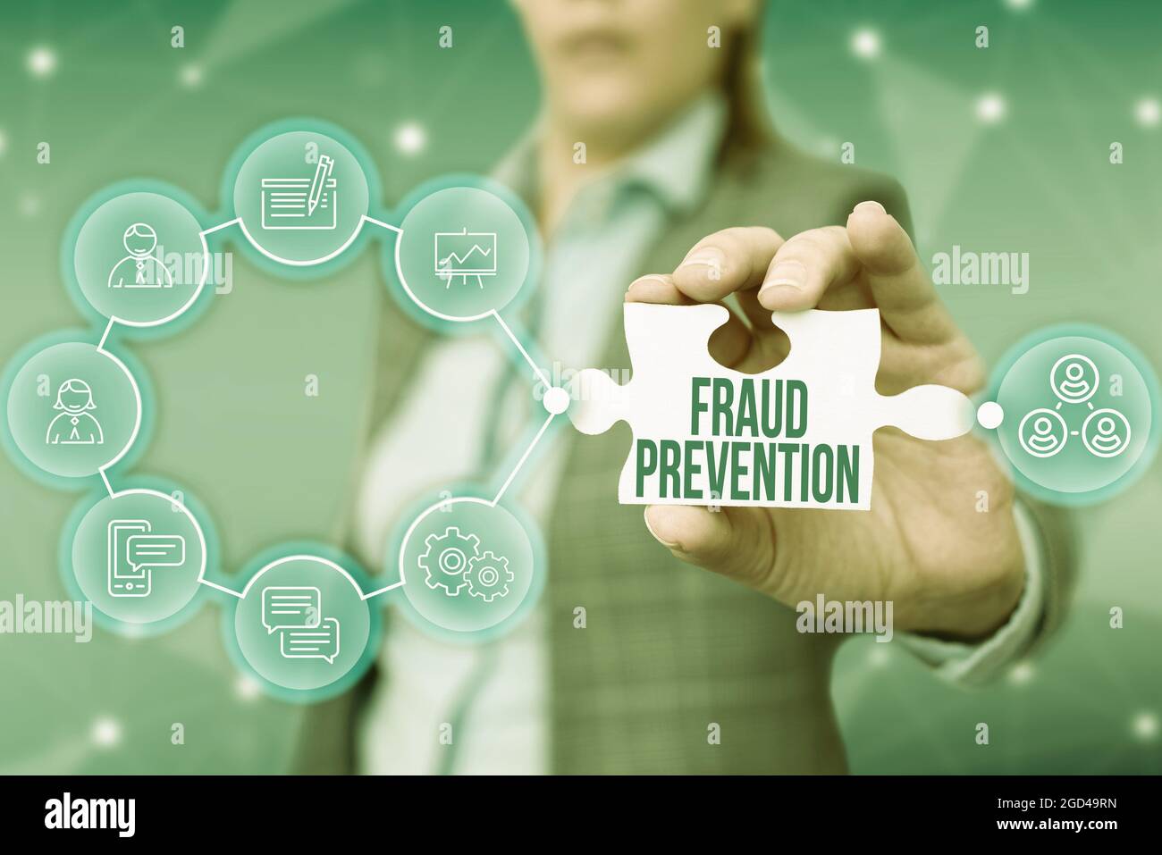 Sign displaying Fraud Prevention. Business overview the act of stopping ...