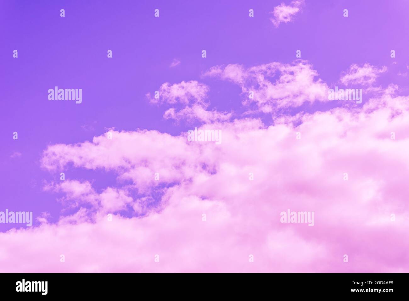 Beautiful dramatic pink cloud purple sky and violet filter Background ...