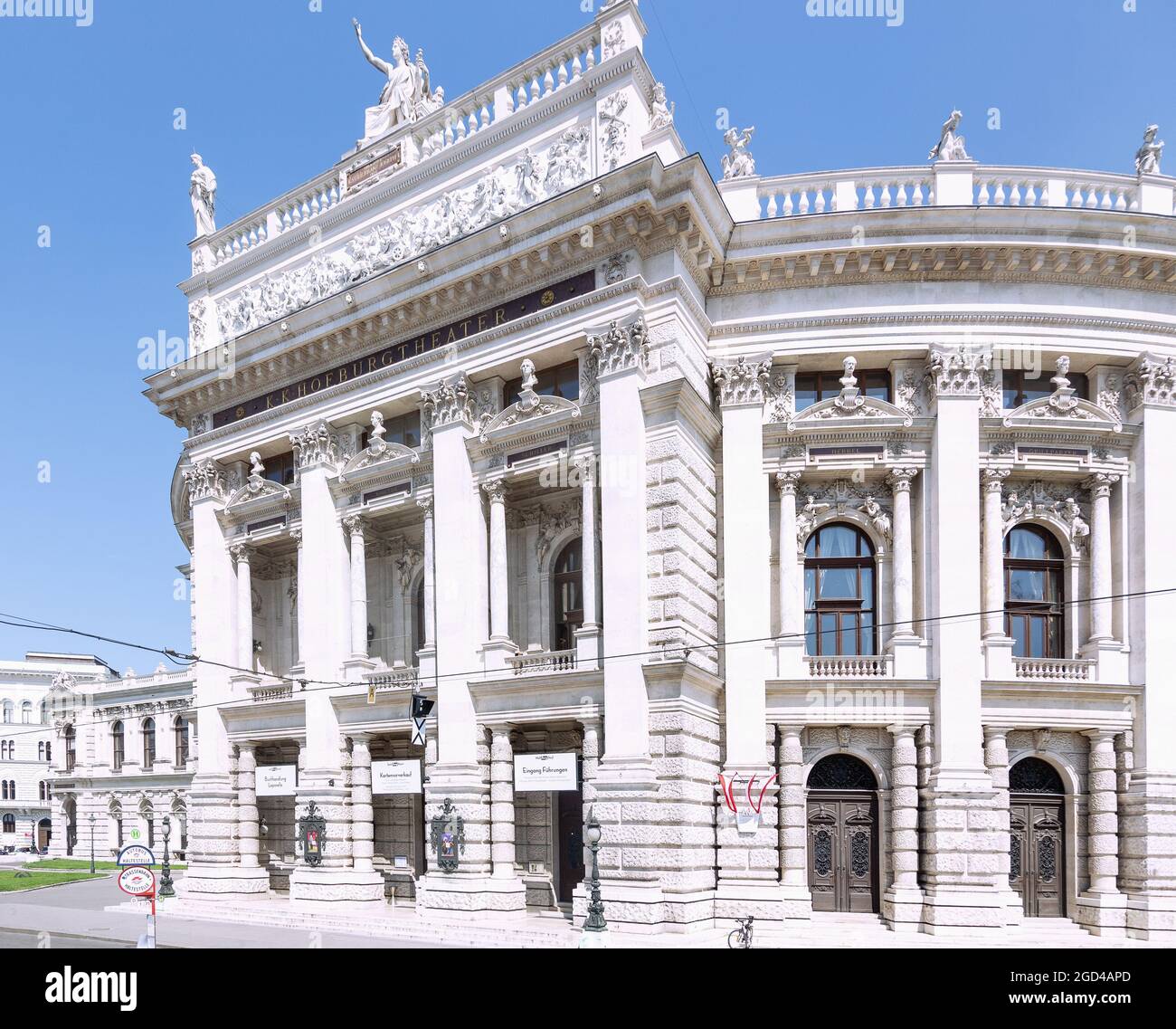 geography / travel, Austria, Vienna, Burgtheater (Austrian National ...