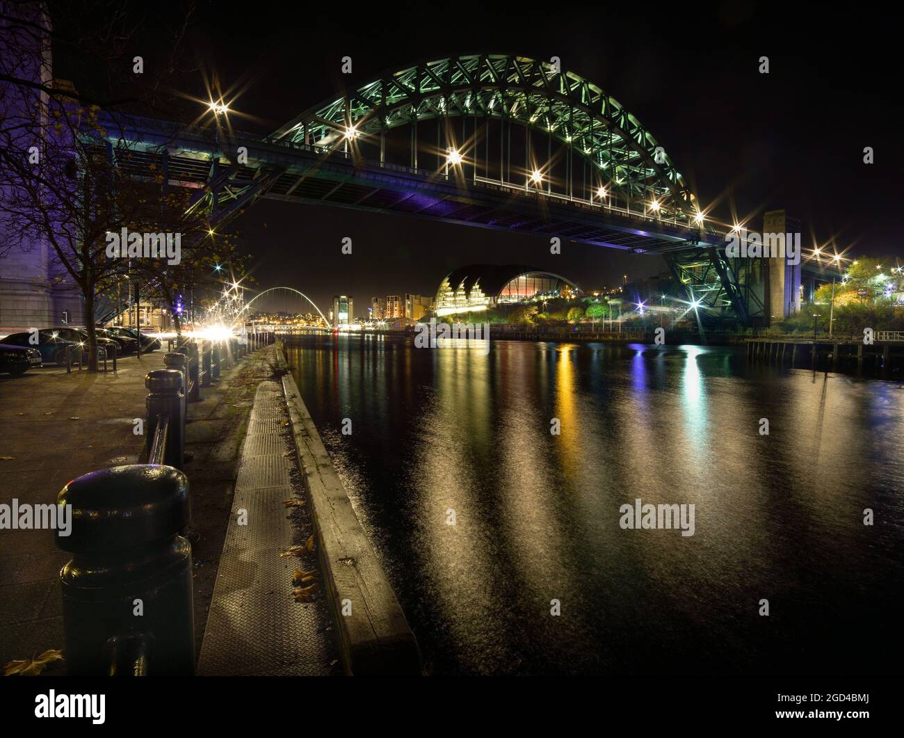 The Gateshead Eye Bridge over the River Tyne Stock Photo - Alamy