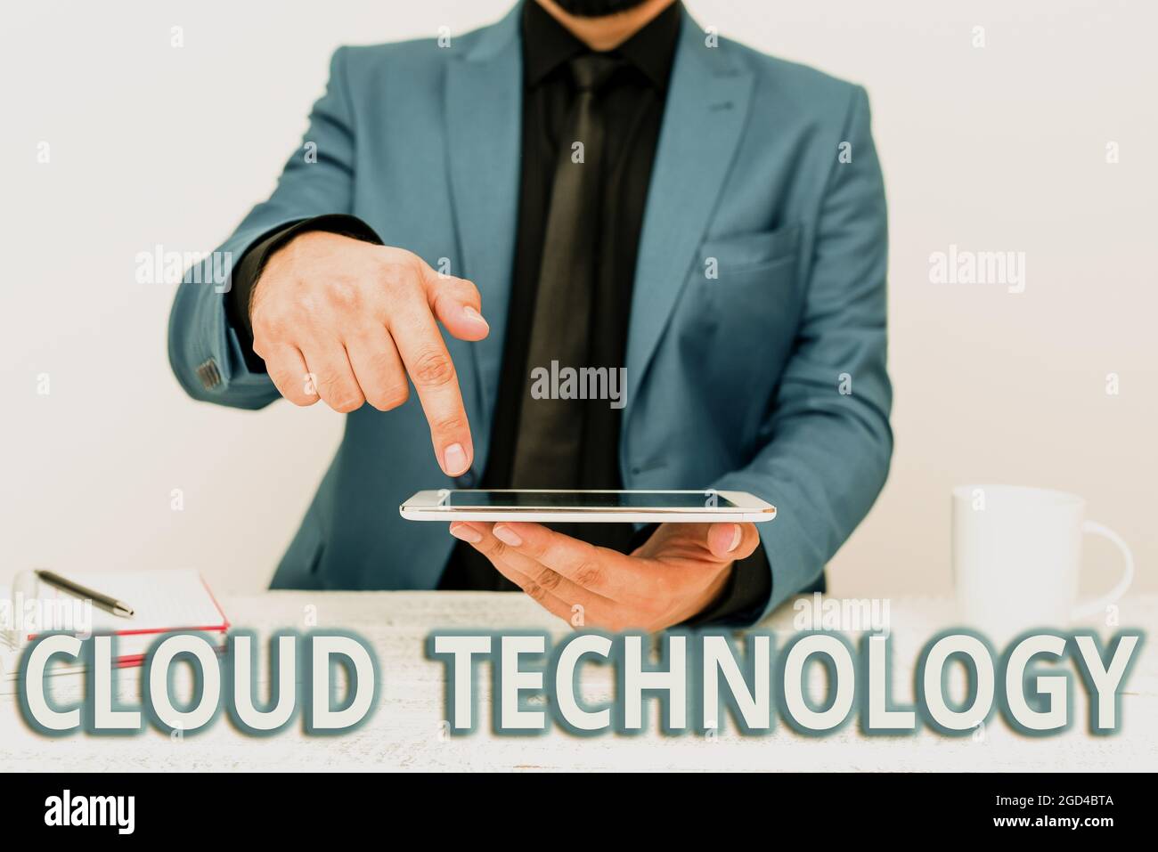 Writing displaying text Cloud Technology. Business idea on demand ...