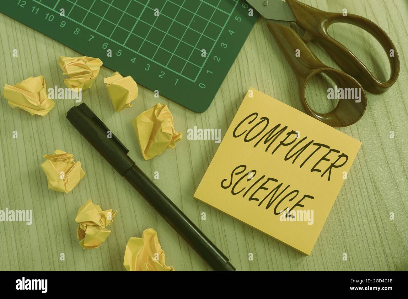 Text showing inspiration Computer Science, Business concept study of ...