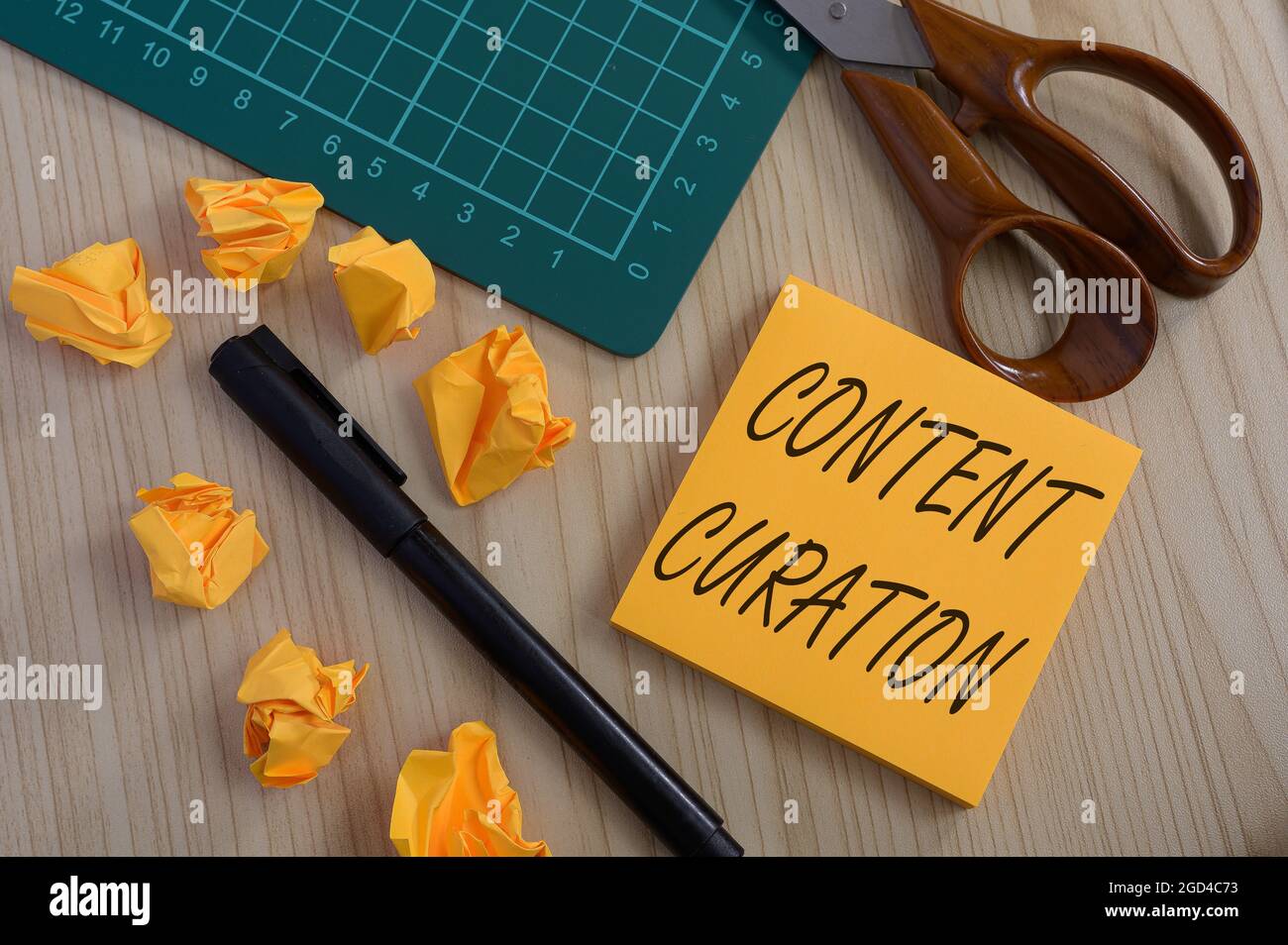 Inspiration showing sign Content Curation, Word Written on process of ...