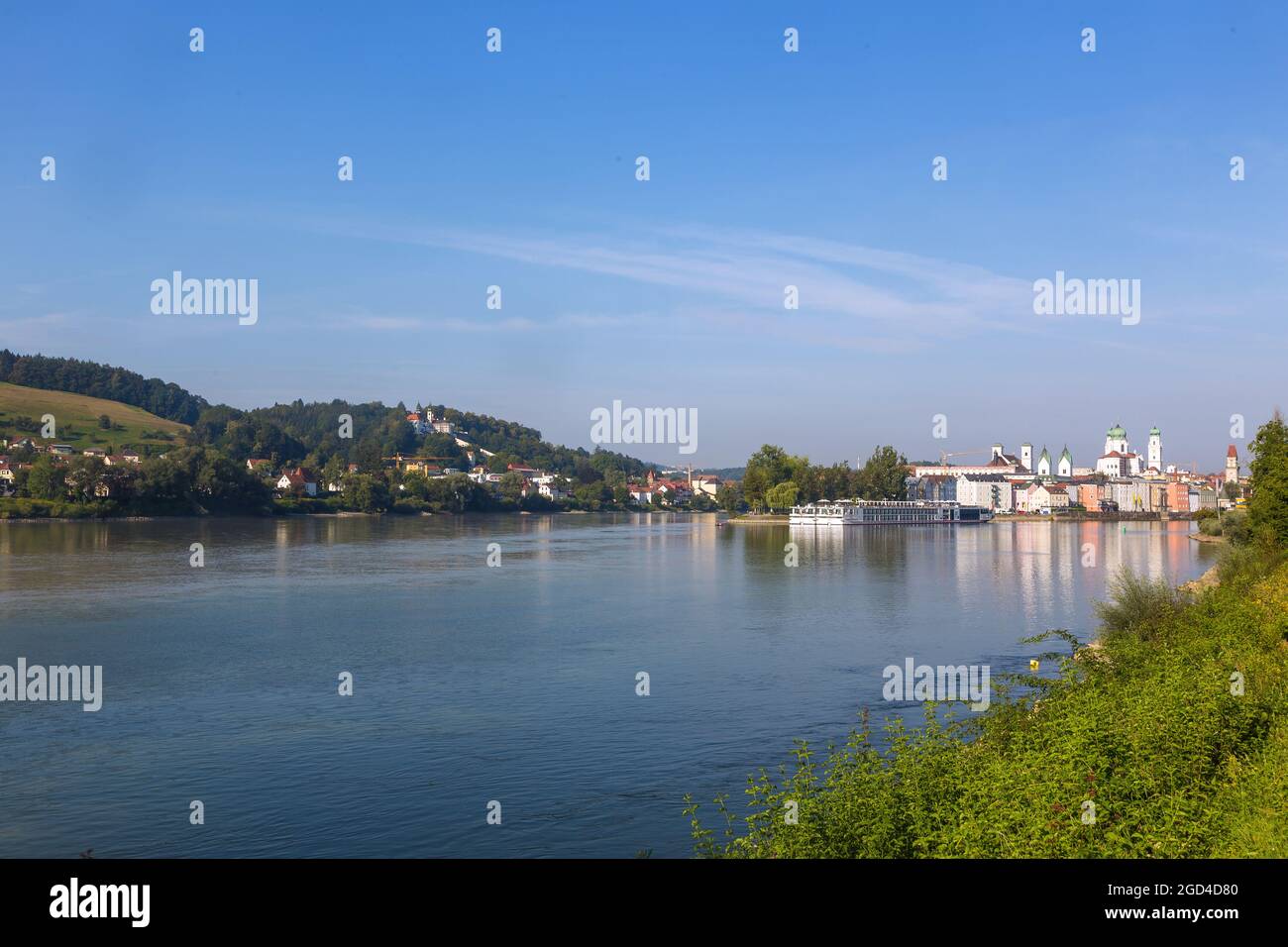 Confluence Of Danube And Inn High Resolution Stock Photography and ...