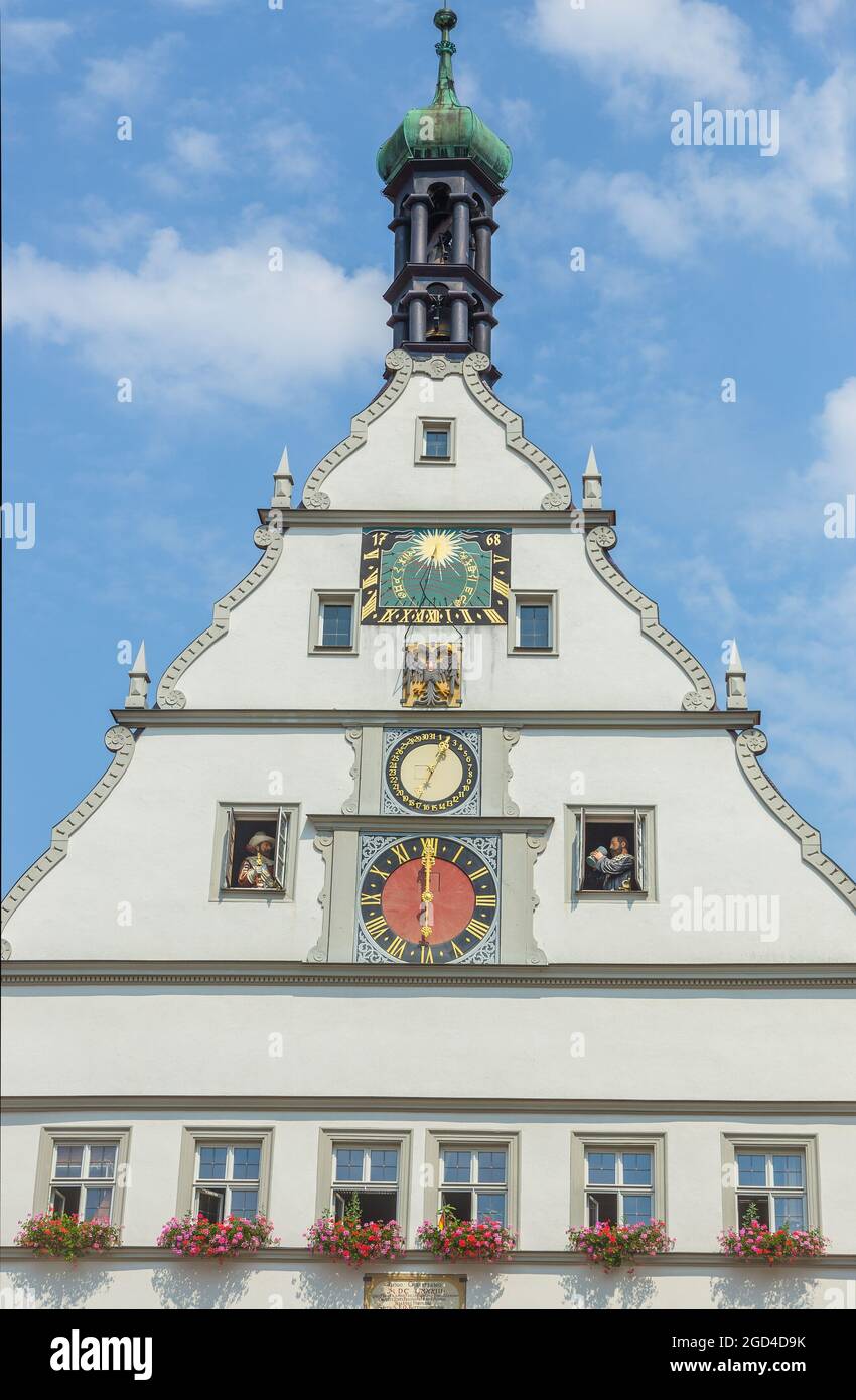 Rothenburg meistertrunk clock hi-res stock photography and images - Alamy