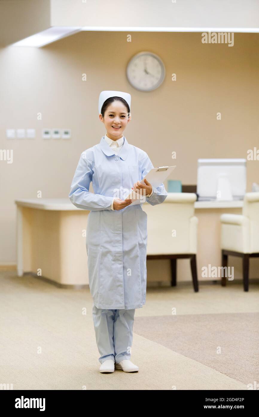 Portrait of nurse Stock Photo - Alamy