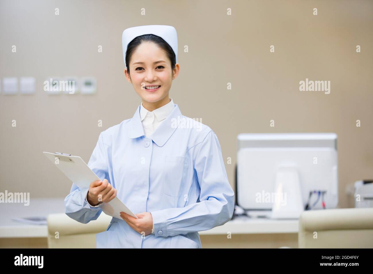 Portrait of nurse Stock Photo - Alamy