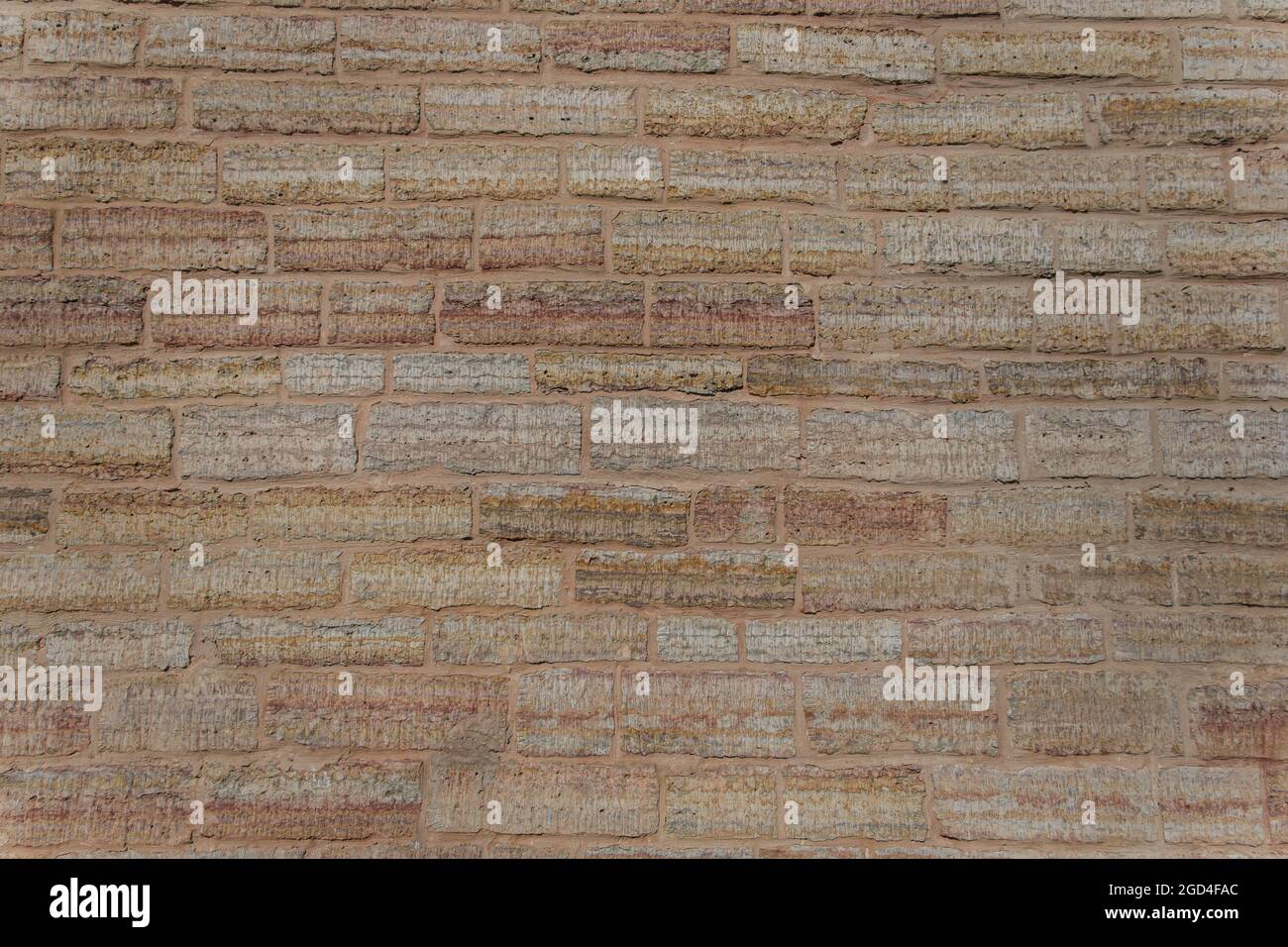 The texture of the sanded wall with masonry Stock Photo - Alamy